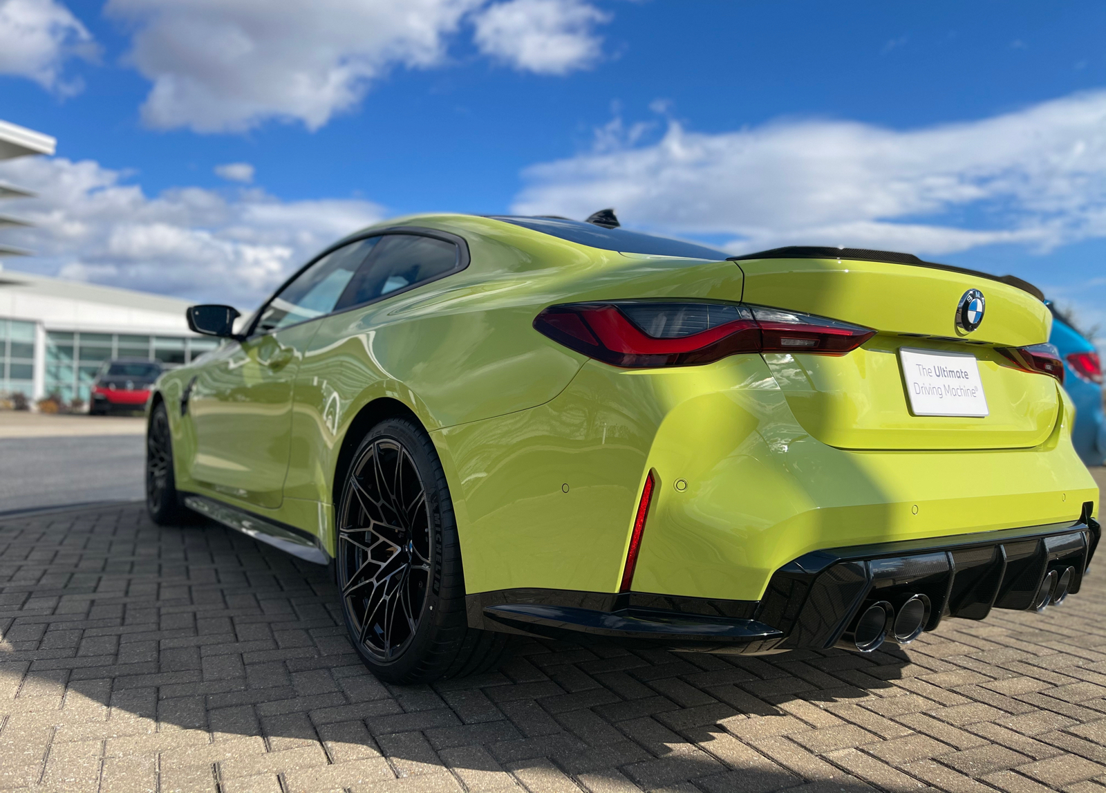 São Paulo Yellow G82 photos from the South Carolina BMW Performance Center